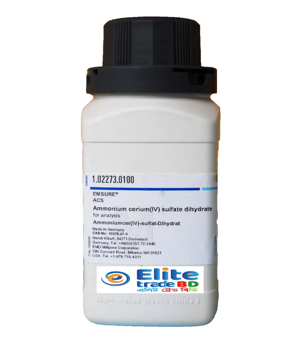Ammonium cerium (IV) sulfate dihydrate for analysis EMSURE® ACS | Elite ...