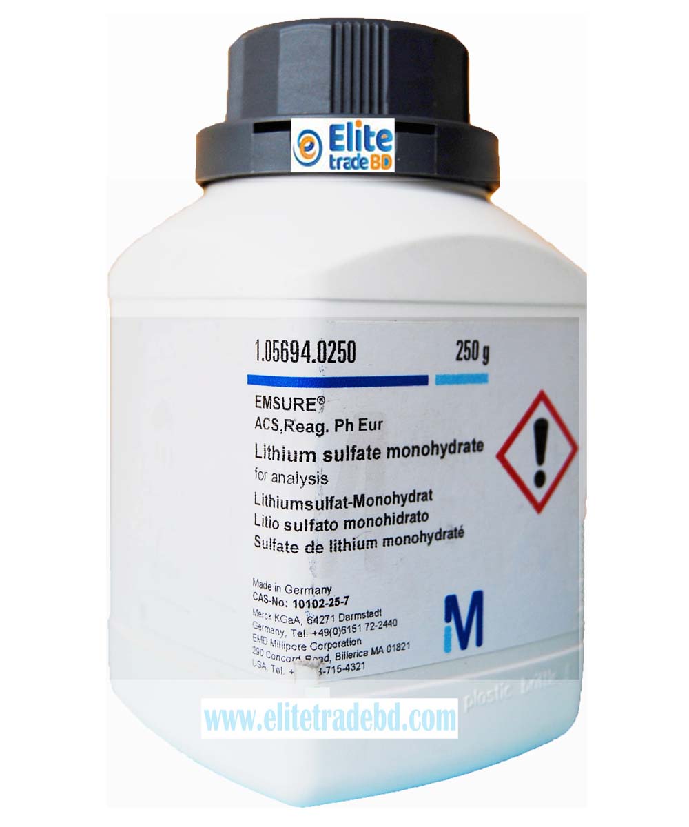 Lithium sulfate monohydrate for analysis EMSURE® ACS, Reag. Ph Eur ...