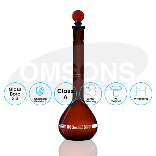 Volumetric Flask Amber | Elite Scientific & Meditech Co.